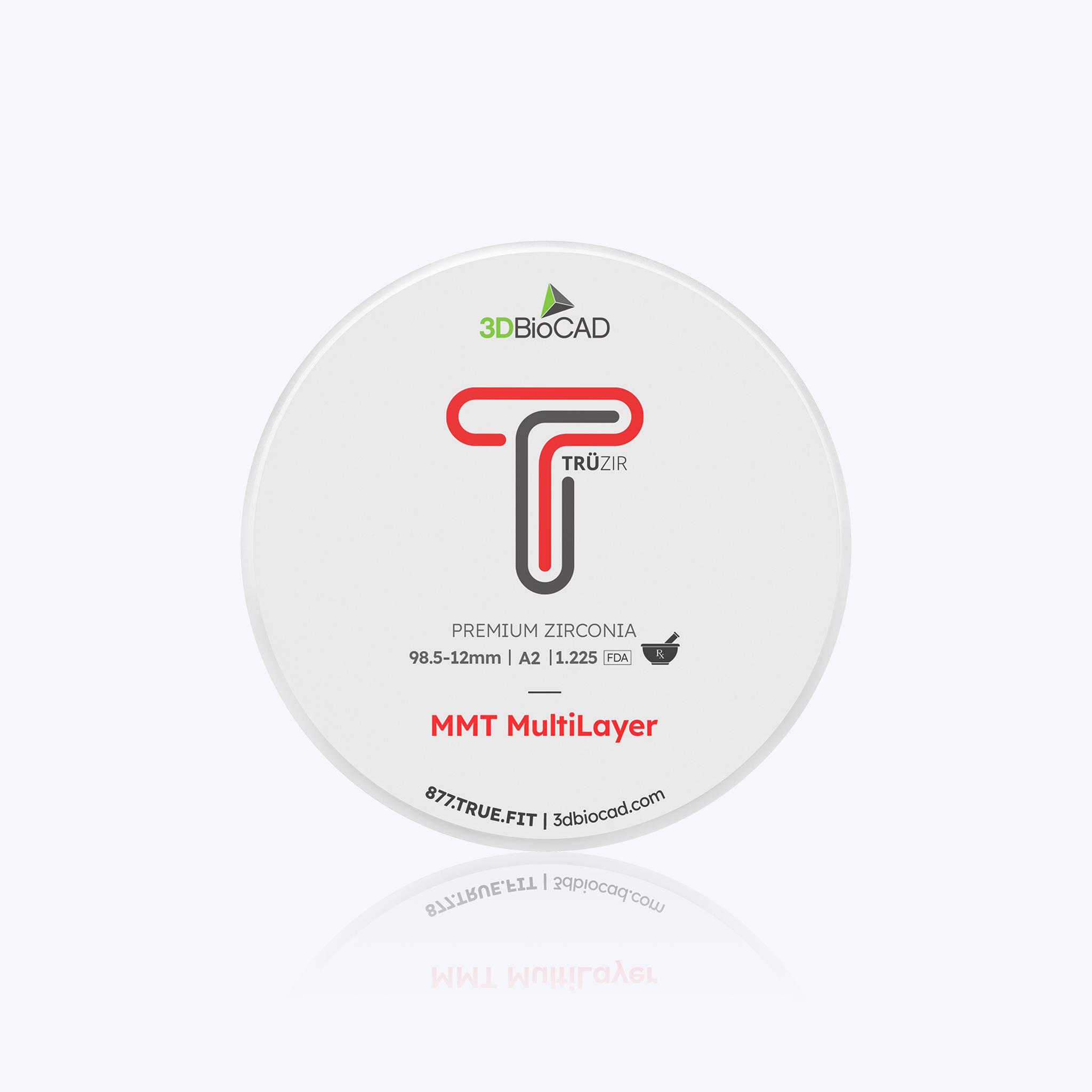 TRUzir MMT Shade BL – 3DBioCAD